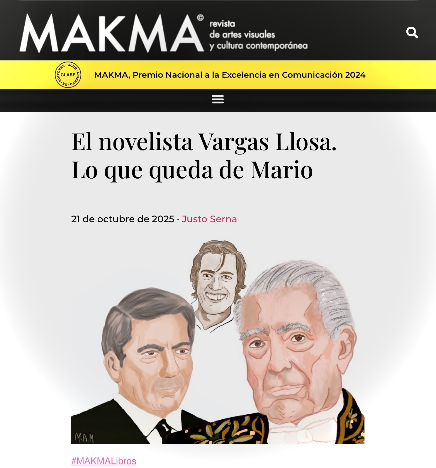 El novelista Vargas Llosa. Lo que queda de Mario – Los archivos de ...